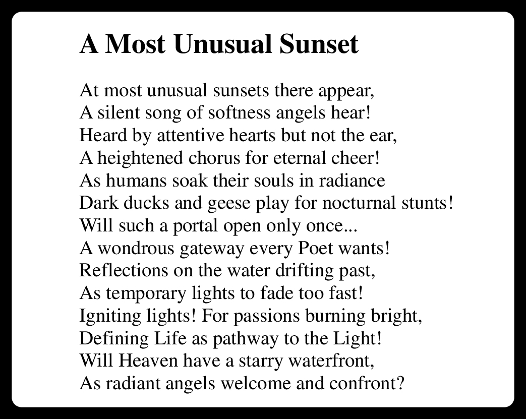 A Most Unusual Sunset – Church Remnant Power!